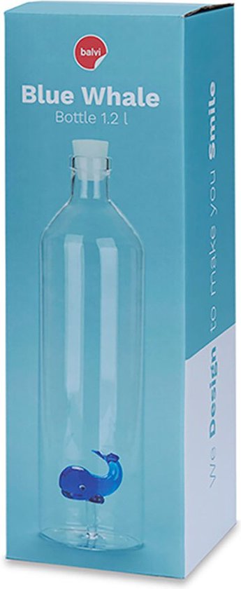 Balvi Waterfles - Blauwe Walvis | bol