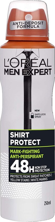 L'Oreal Men Expert Deodorant Spray Shirt Protect Intensive, 250 ml | bol