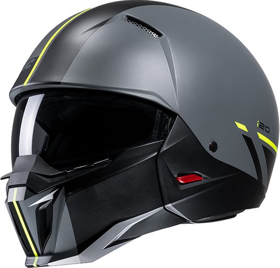 Hjc I20 Batol Grey Yellow Mc3Hsf Open Face Helmets 2XL - Maat 2XL ...