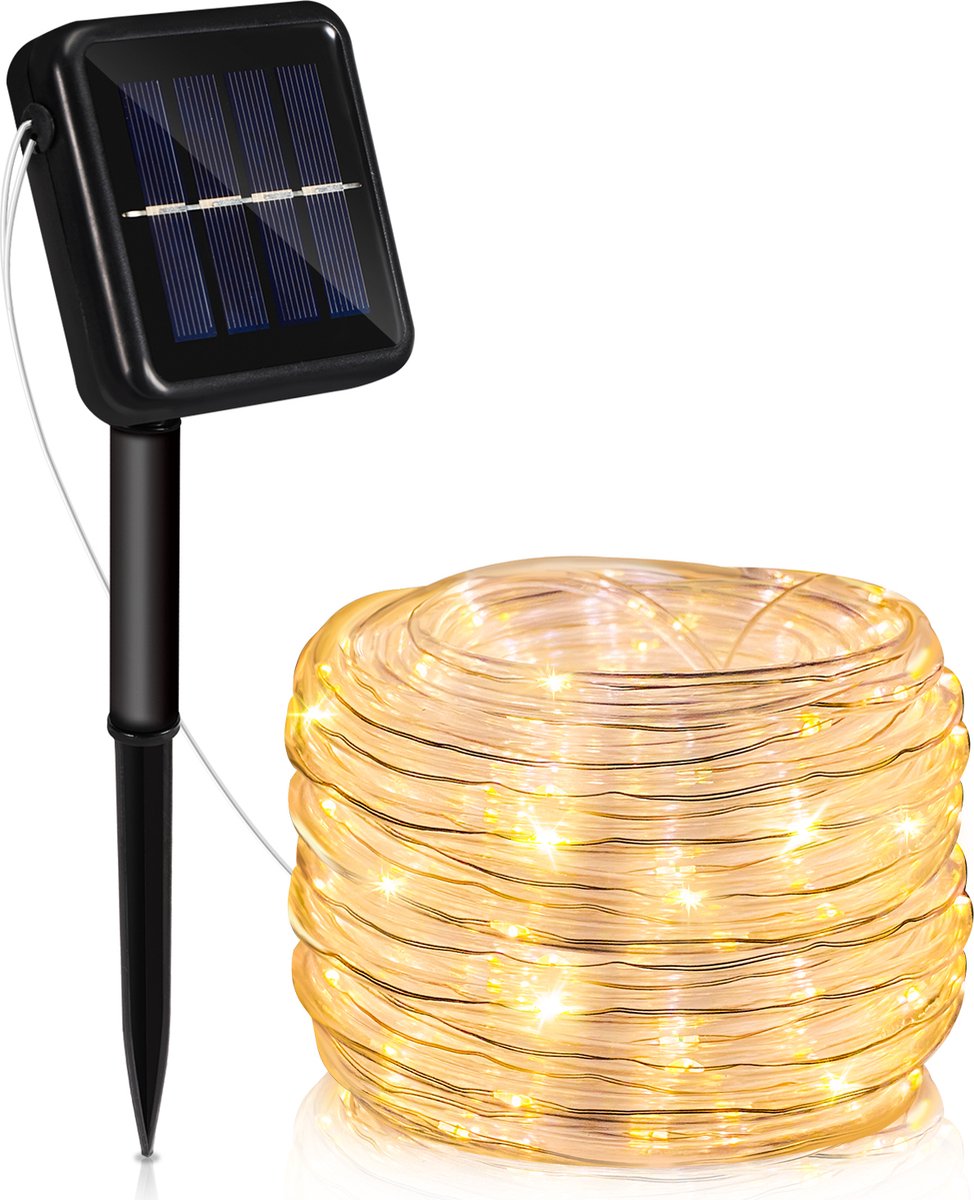LED Lichtsnoer Solar touw licht LED touw licht keten outdoor touw licht ...