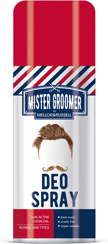 Mellor & Russell Deodorant Man - met Actieve Kool voor 24u Bescherming ...