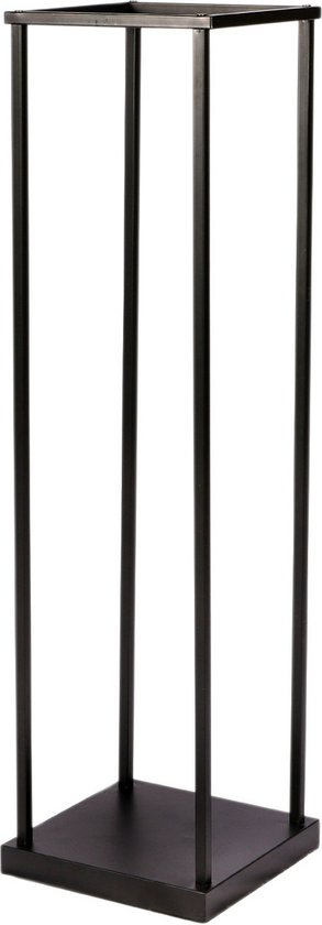 Urban Living Haardhout/houtblokken opslag rek - metaal - 31 x 31 x 115 ...