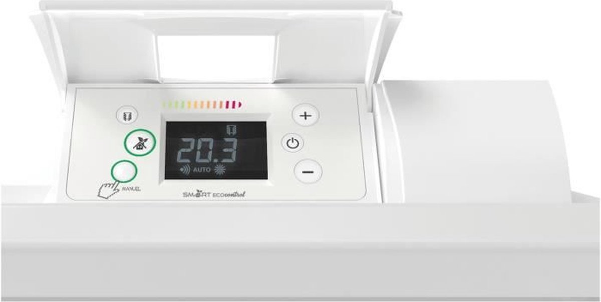 Arelelec lucht vo horizontaal 750 Watt - Elektrische radiator zacht ...