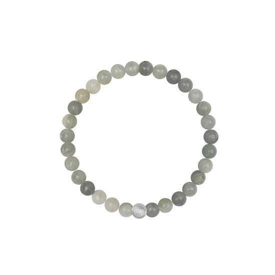 CO88 Collection 8CB-91100-S-M Stenen Armband Maansteen - 6mm - 17,5cm ...