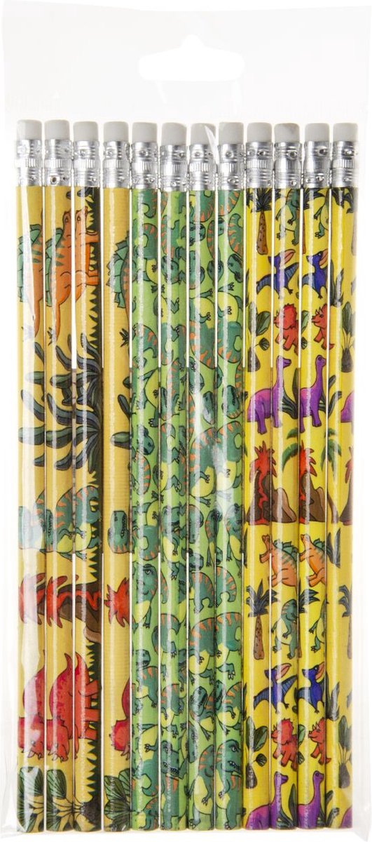 Potloden Dinosaurus 24 STUKS Uitdeelcadeaus - Dino Uitdeelcadeautjes ...