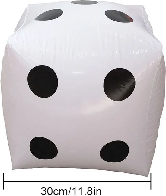 Mega opblaasbare dobbelsteen | Cadeau voor kinderen | Buitenspelen ...