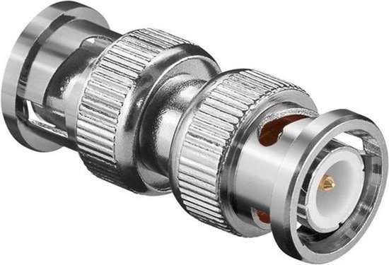 BNC koppelstuk - 2x BNC male - Per 1 stuk(s) | bol.com