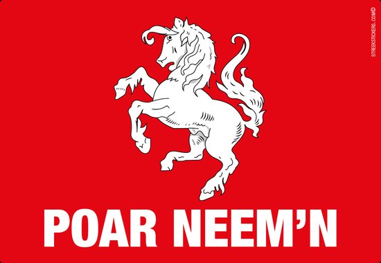Sticker Twente, Poar Neem'n | bol