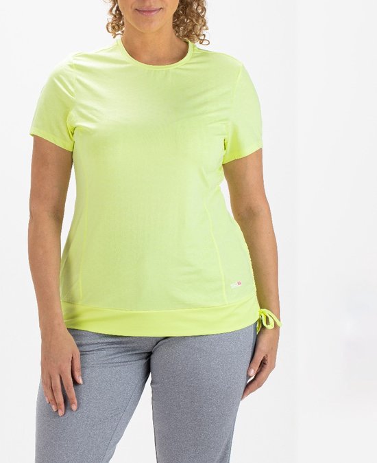 Sjeng Sports Dames - Dedire Plus Tee - Geel | bol
