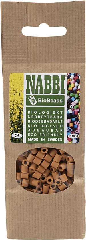 BioBeads van NABBI, afm 5x5 mm, gatgrootte 2,5 mm, medium, donkergroen ...
