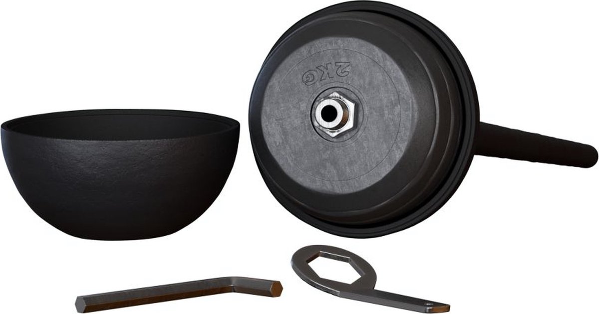 Verstelbare Macebell 10-30 kg - Adjustable Macebell - Zwart - Lengte ...