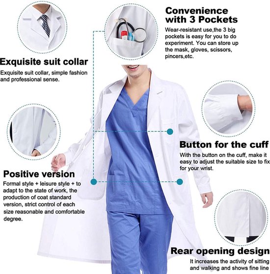 Equivera Labjas - Labojas - Doktersjas - Laboratoriumjas - Labjas Dames ...