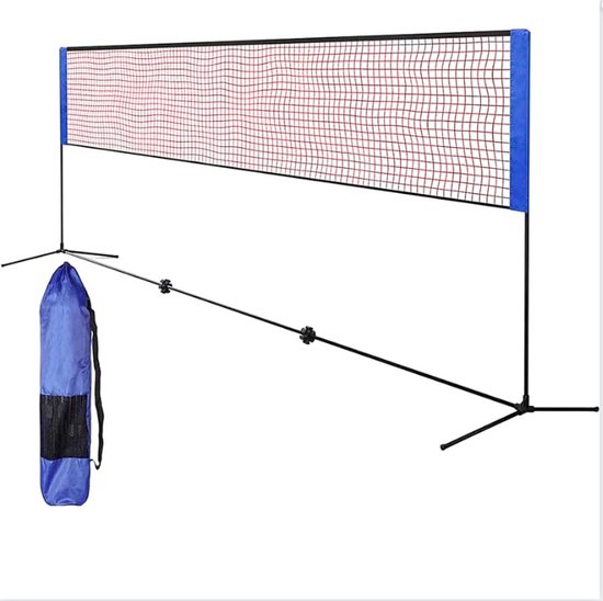 Badmintonset - 2 Personen - Shuttles - Badminton Net - Incl. Reiskoffer ...