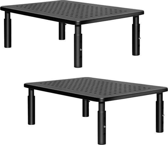 In hoogte verstelbare ergonomische monitorstandaard - monitor verhoger ...