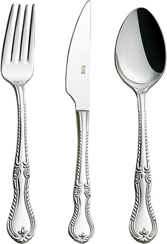 Hira Cubuk 6 Persoons Bestekset Essential (18-delig) - Lepels, Messen, Vorken,... | bol