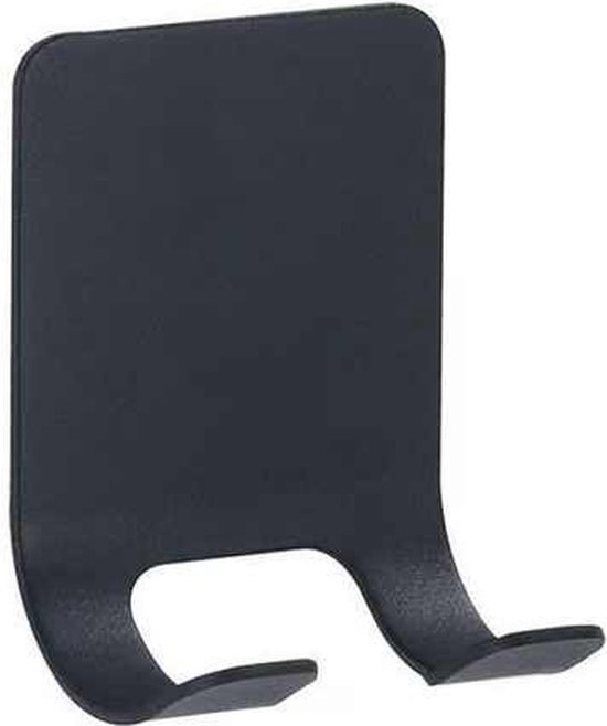 2 Stuks handdoekhaakjes - Zelfklevend - Scheermes houder - Zwart ...