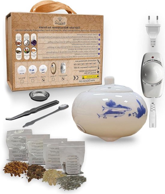 Elektrische wierookbrander van keramiek met instelbare temperatuur ...