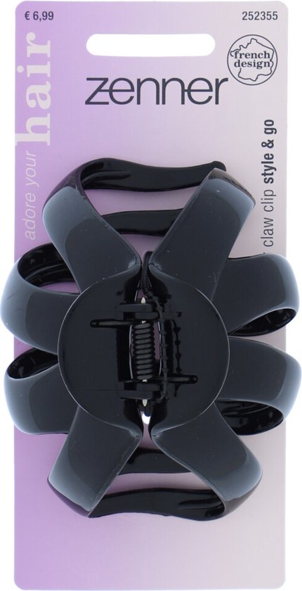 Zenner Sierklem Haarklem - Designed in France - Zwart | bol