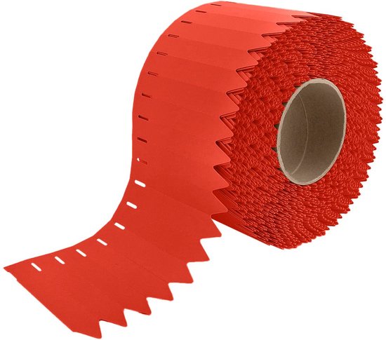 CombiCraft PVC steeketiketten op rol 17x100mm rood - per 3000 etiketten ...