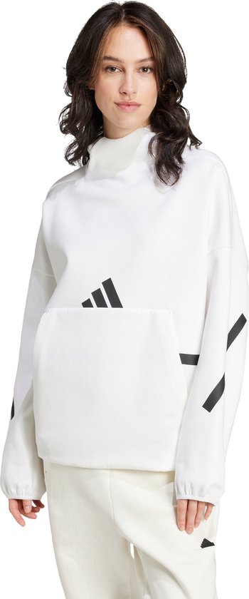 adidas Sportswear adidas Z.N.E. Sweatshirt met Capuchon - Dames - Wit- 2XL | bol