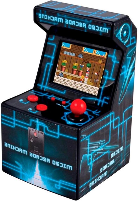 Retro design draagbare mini-console met 250 spellen - Mini Arcade-machine 16 bits voor... | bol