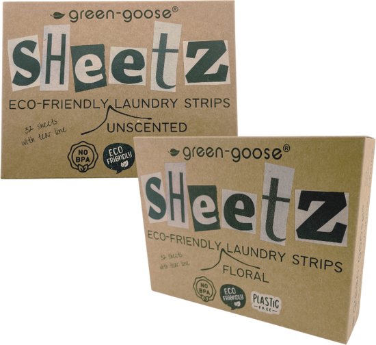 Sheetz by green-goose® Wasstrips | Zomerbloemen & Ongeparfumeerd | 64 ...
