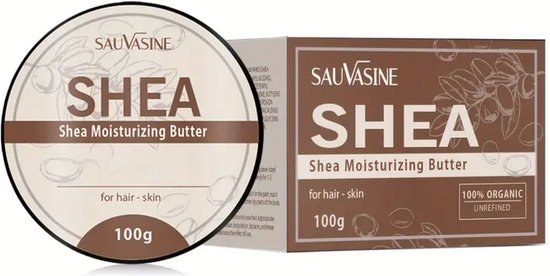 Sauvasine Shea Butter - 100g - 100% Natuurlijk & Zuiver - milde huidverzorging - creme | bol