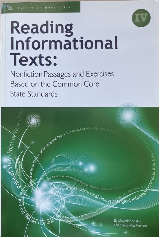 Reading informational texts | 9781935468486 | Boeken | bol