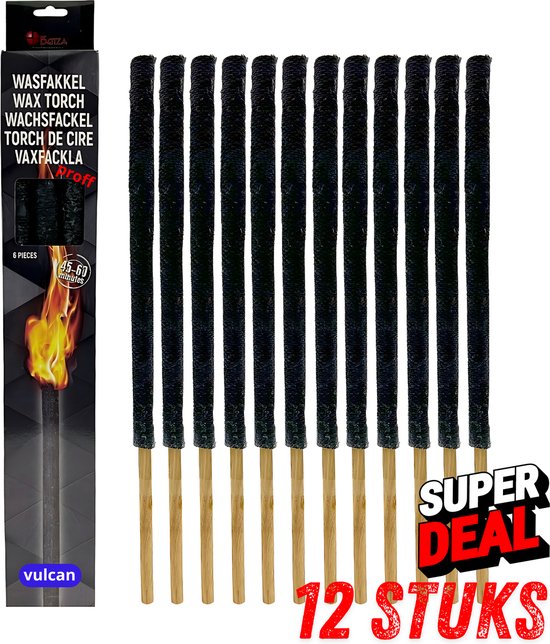 Waxfakkel - 12 stuks - Professioneel Wax torch -Verlengbaar - voor ...