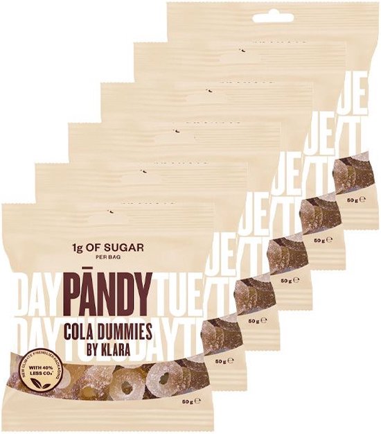 Pandy | Candy | Cola Dummies | 6 Stuks | 6 x 50 g | bol