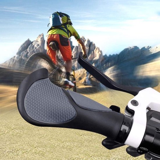 Ergonomische fietshandgrepen - mountainbike trekkingfiets e-bike ...