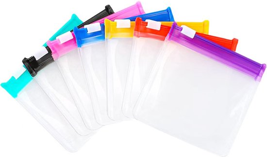 Consumerce® Hersluitbare Zakjes met Zipsluiting – Kleuren ...