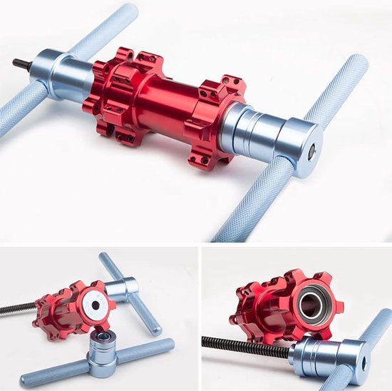 Fietswiel lager pers gereedschapset voor MTB wielnaaf montage ...