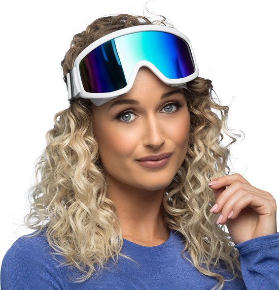 Boland - Party skibril wit Wit - Volwassenen - 80's & 90's - Disco ...