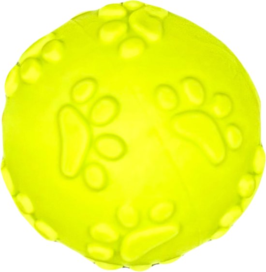 Honden speelgoed balletje met pieper - Hondenspeeltje - Groene Bal met ...