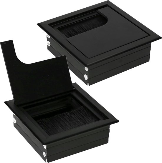 Kabeldoorvoer - Kabel Organiser - Aluminium - Kabelgoot Bureau - 2 ...