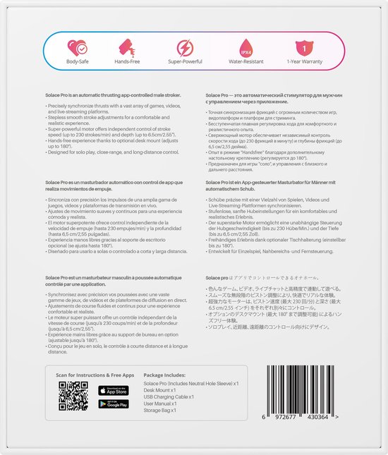 Lovense Solace Pro Automatische Masturbator - Al Sync - 300 slagen ...