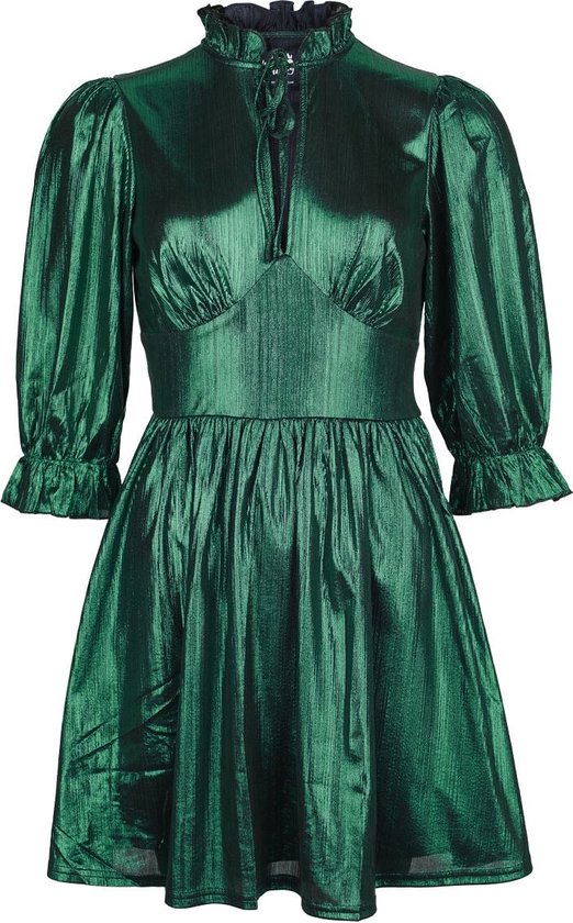 Hell Bunny Gigi Mini Dress Korte jurk groen XS | bol