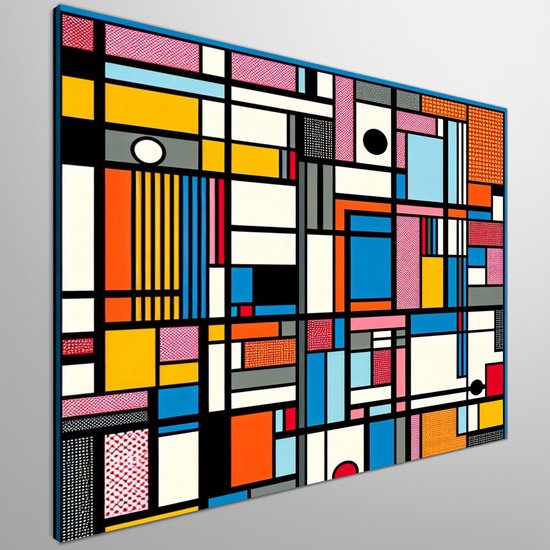 Pop art mondriaan schilderij | Mondrian's Pop: A kaleidoscope of bold ...