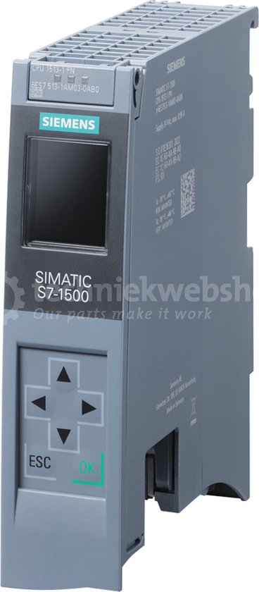 Siemens S7-1500 CPU 1513-1 PN - Krachtige, modulaire PLC voor ...