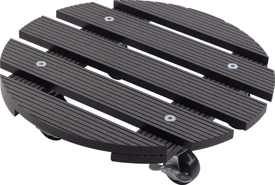 Plantenroller Ø 300 mm-60 kg draagkracht antraciet-PP-wielen ...