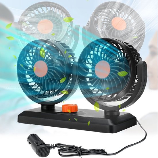 Usb Ventilator - Auto Ventilator - Airco - Zwart | bol