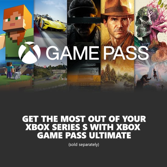 Xbox Series S 1TB - All Digital Console - Robot White - 120 FPS | bol