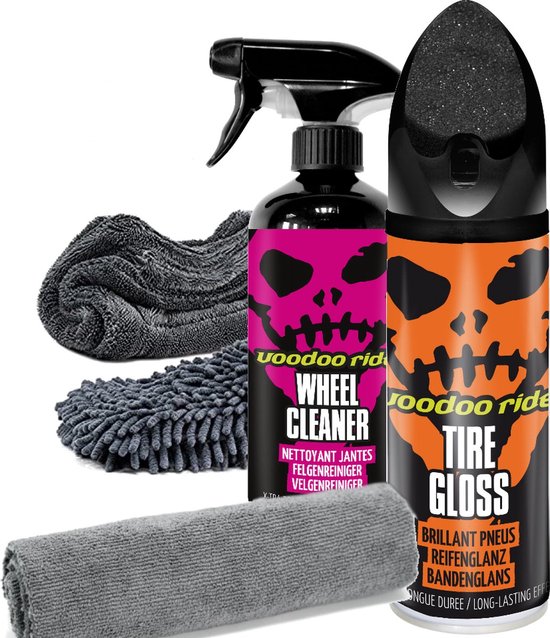 VooDoo Ride Velgen en banden reiniging set bestaande uit; Velgenreiniger 500 ml,... | bol