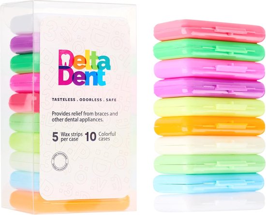 Tandheelkundige Was - 10 Stuks - 50 Hoogwaardige Was voor Beugels en ...