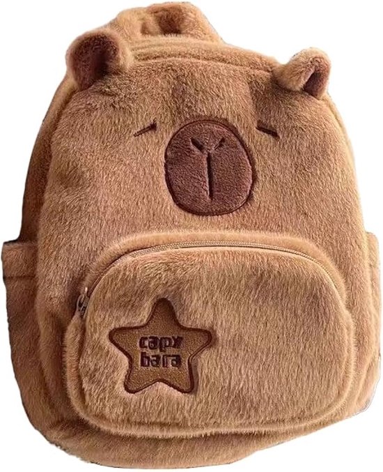 Schattige Capybara rugzak pluche schooltas voor kinderen Studenten voor ...