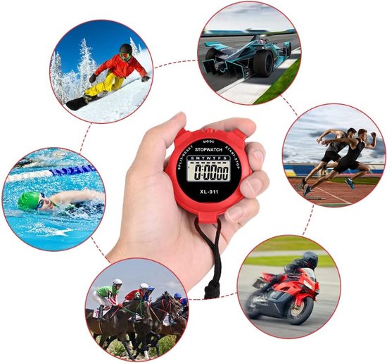 Sport Stopwatch Timer - Multifunctionele Digitale Stopwatch - Groot ...