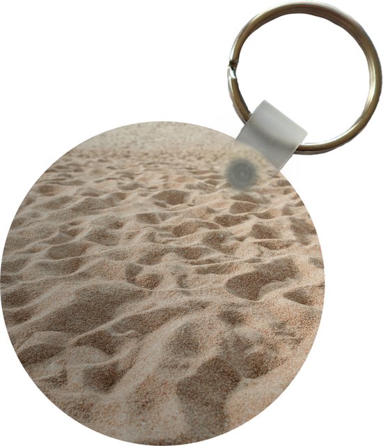 Sleutelhanger - Zomer - Strand - Zand - Plastic - Rond ...