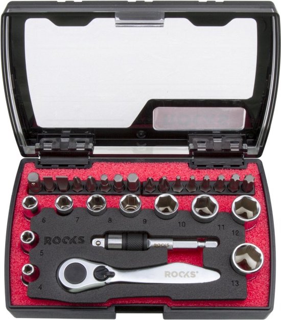 28 delig gereedschapset 1/4" | bol