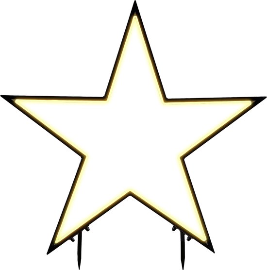 Luca Lighting Garden d'Light Ster Tuinsteker met Warm Witte LED ...